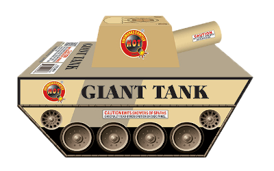 D18- Giant Tank – Redbeard’s Firework Showcase