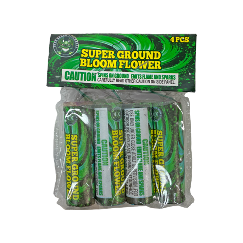 A03B- Super Ground Bloom with Crackle (Pack of 4) – Redbeard’s Firework ...