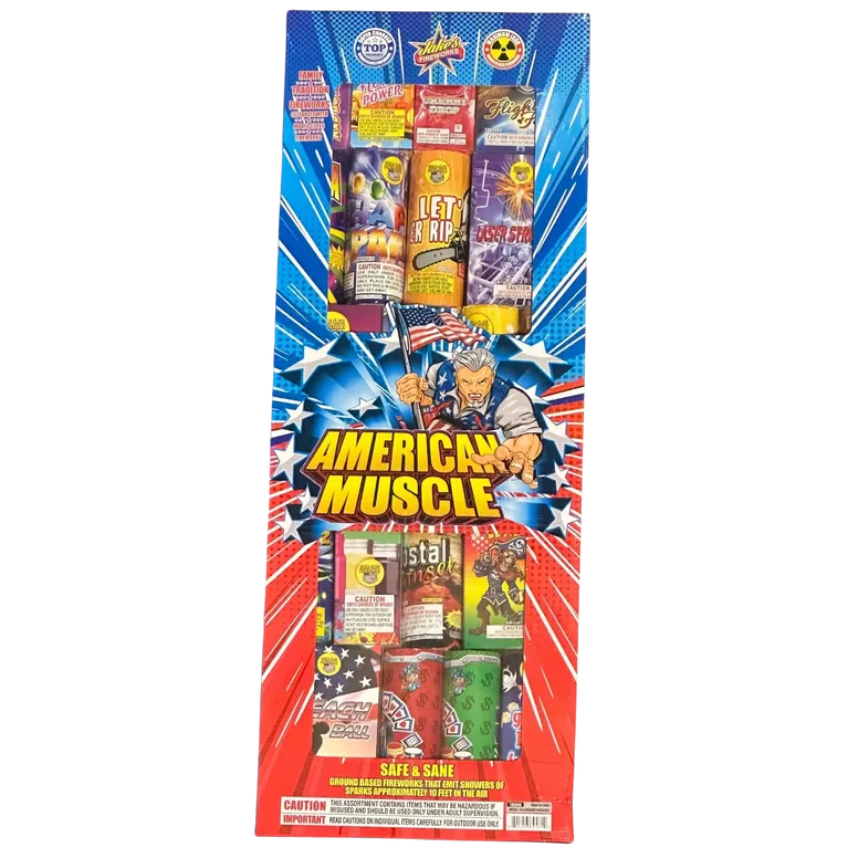 F19- American Muscle Assortment – Redbeard’s Firework Showcase