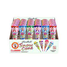 A38- Hand Held Snow Cone- Green – Redbeard’s Firework Showcase