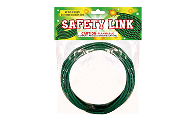 A44B- Green Cannon Safety Fuse – Redbeard’s Firework Showcase